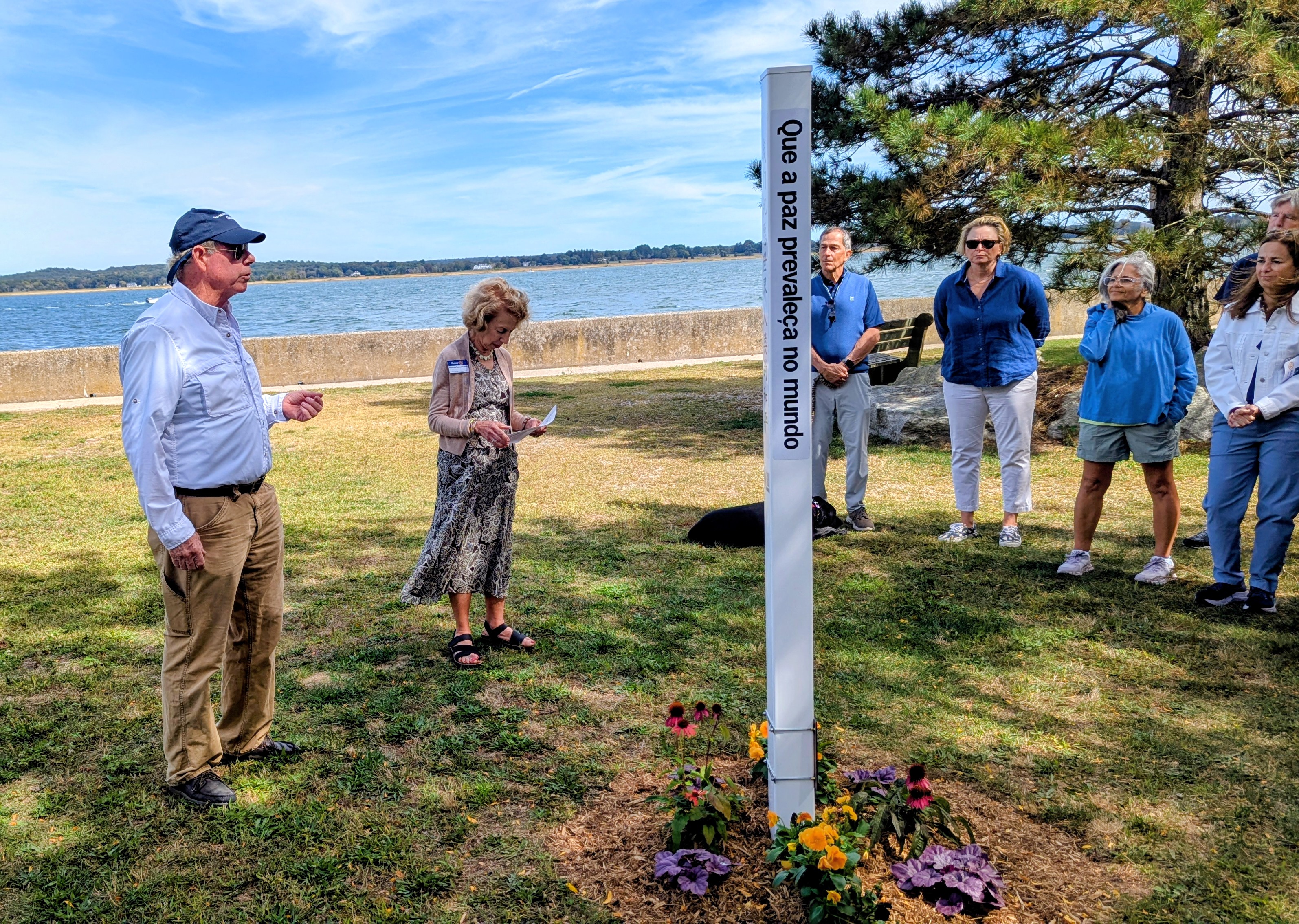 Peace Pole Dedication, Sept. 21, 2025 | Rotary Old Saybrook